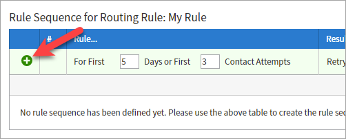 Setup Rule Based Routing Vanillasoft