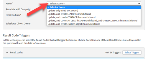 Salesforce Object Mapping Configuration Vanillasoft