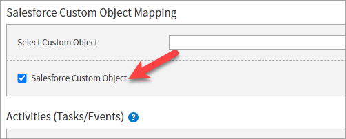 Salesforce Object Mapping: Configuration – VanillaSoft