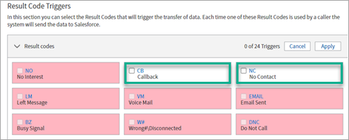 Salesforce Object Mapping Result Code Triggers Vanillasoft