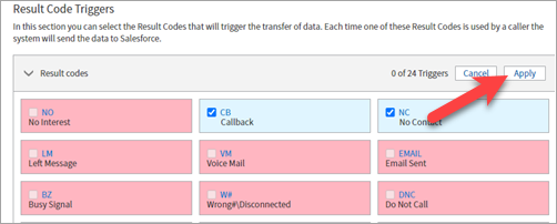 Salesforce Object Mapping Result Code Triggers Vanillasoft