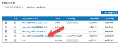 Salesforce Object Mapping Activities Configuration Vanillasoft
