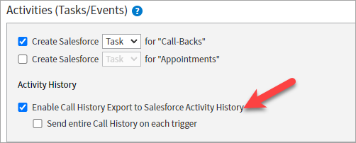Salesforce Object Mapping Activities Configuration Vanillasoft