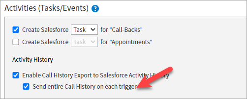 Salesforce Object Mapping: Activities Configuration – VanillaSoft